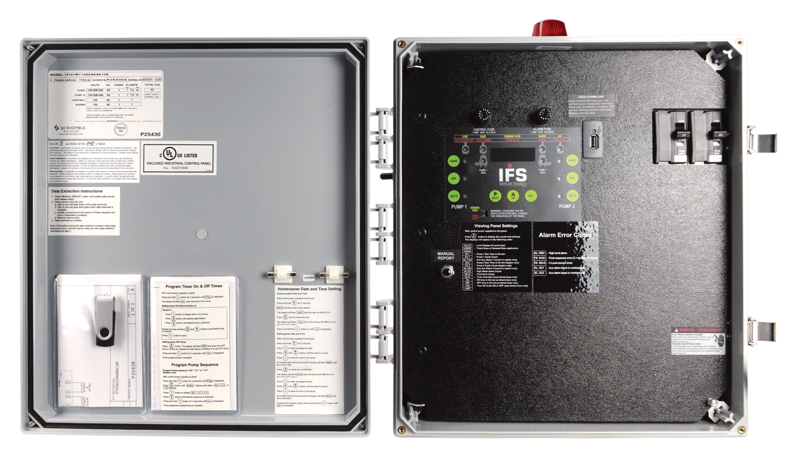 IFS In-Site Single Phase Duplex - SJE Rhombus Control Products