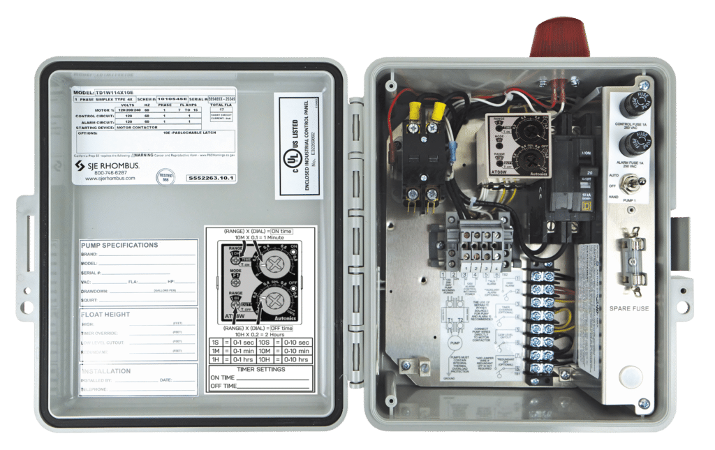 Model TD - SJE Rhombus Control Products