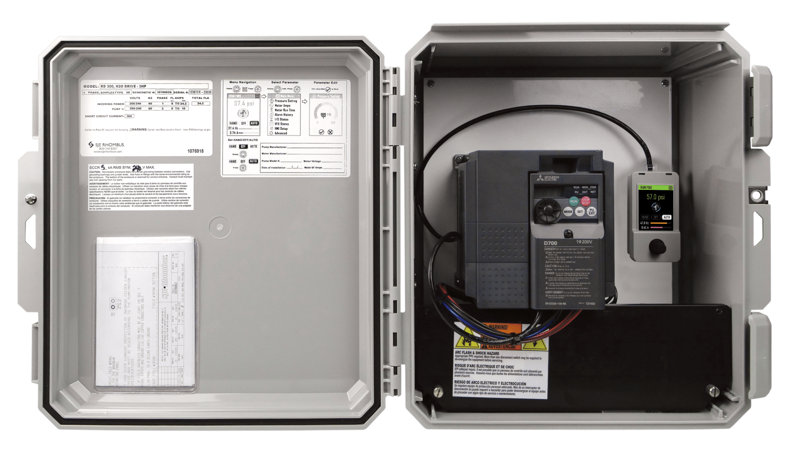 H2O Drive® Constant Pressure Control - SJE Rhombus Control Products